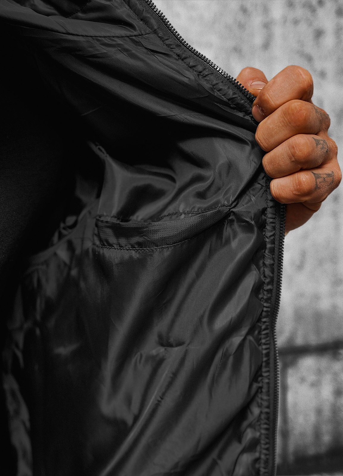 Jacheta barbati neagra OZONEE JS/MY21Z XL - eMAG.ro
