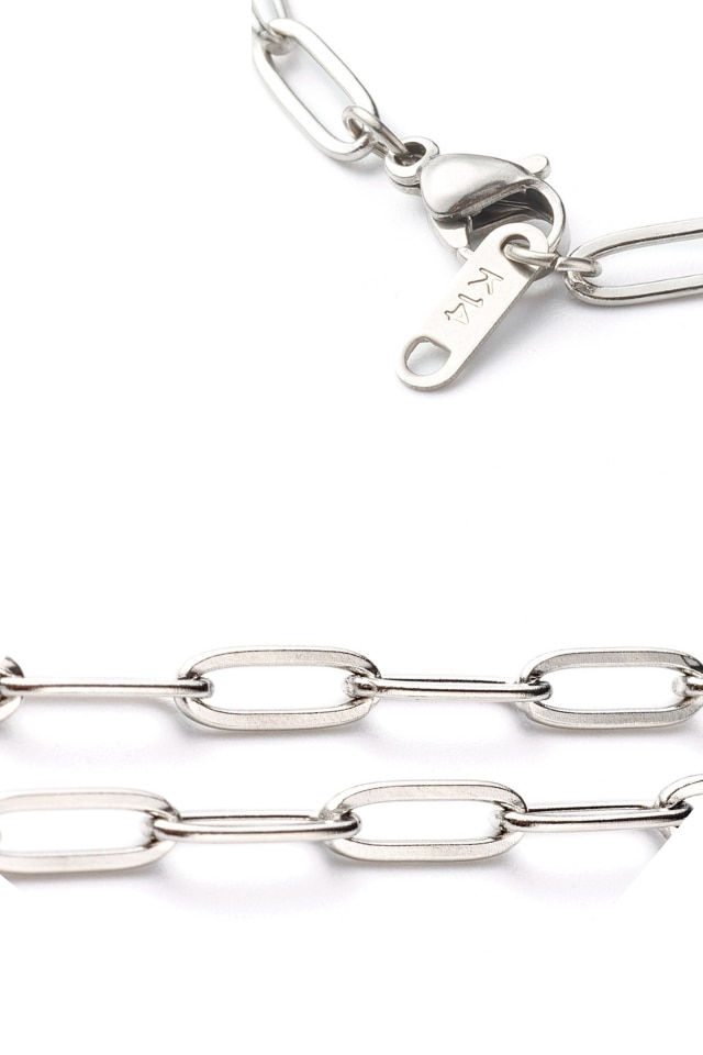 Lant Paperclip, inox, 49 cm Conceptool - eMAG.ro