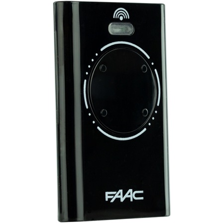Telecomanda pentru porti, Faac, 63 x 40 x 10 mm, Negru - eMAG.ro