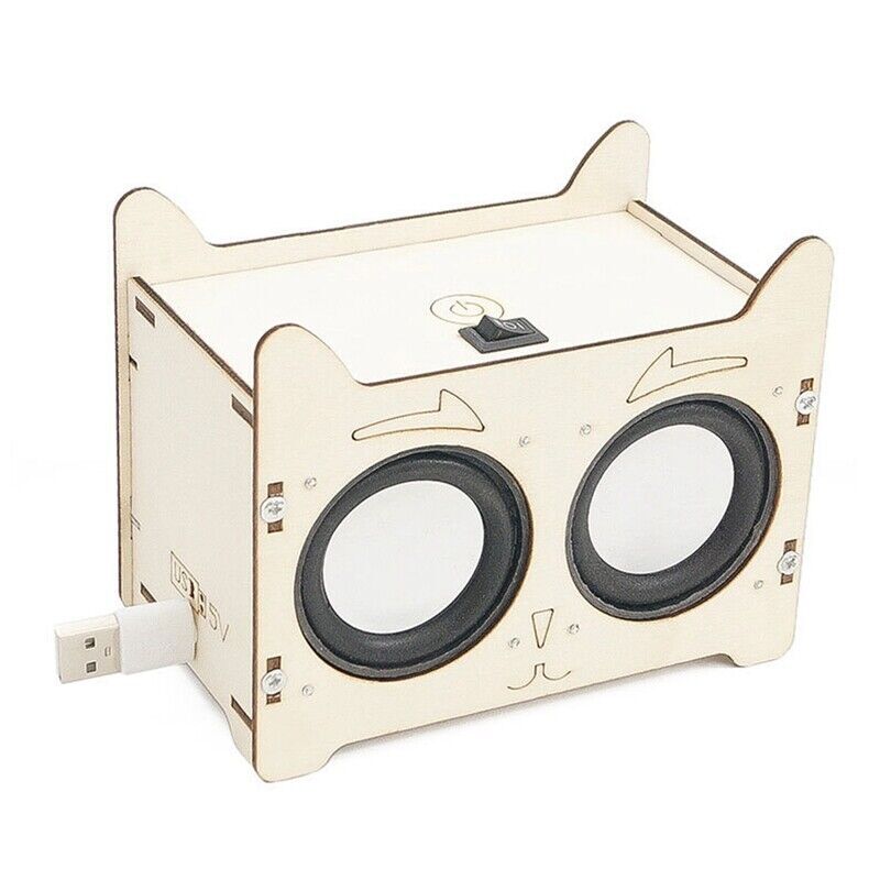 Jucarie Educationala Tetea, Kit lemn STEM, difuzor cu bluetooth - eMAG.ro