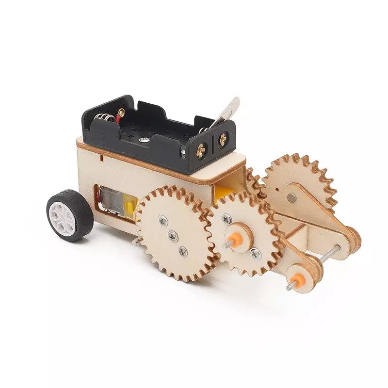 Jucarie Educationala Tetea, Kit lemn STEM, tractor - eMAG.ro