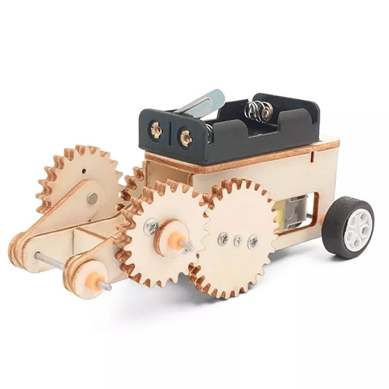 Jucarie Educationala Tetea, Kit lemn STEM, tractor - eMAG.ro