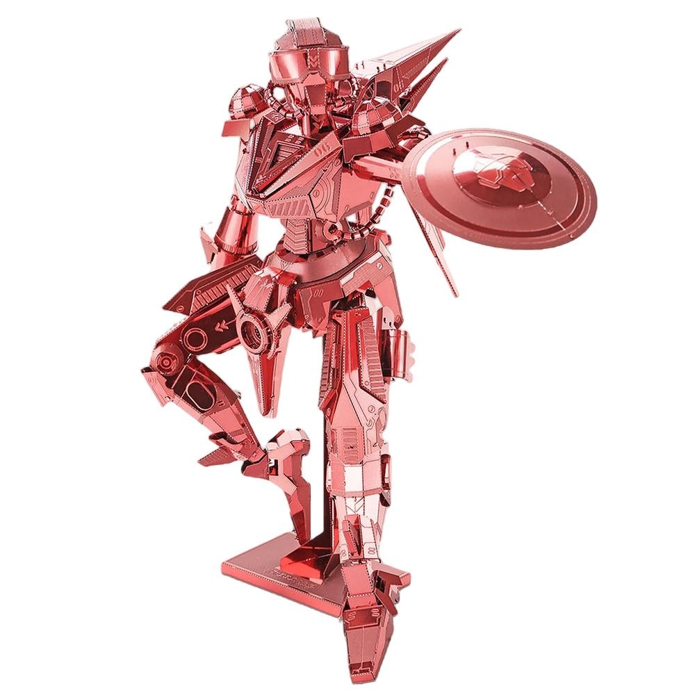 Puzzle 3D, Mech Shield Man, Piececool, Metal, 150 piese - eMAG.ro