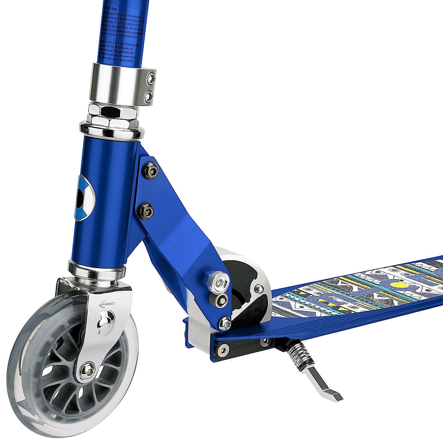Trotineta Micro Sprite Scooter Blue Aztec - pentru copii si adolescenti ...