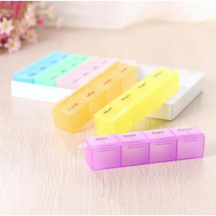 Organizator colorat de medicamente, OneTech, model 2023, de Luni pana ...