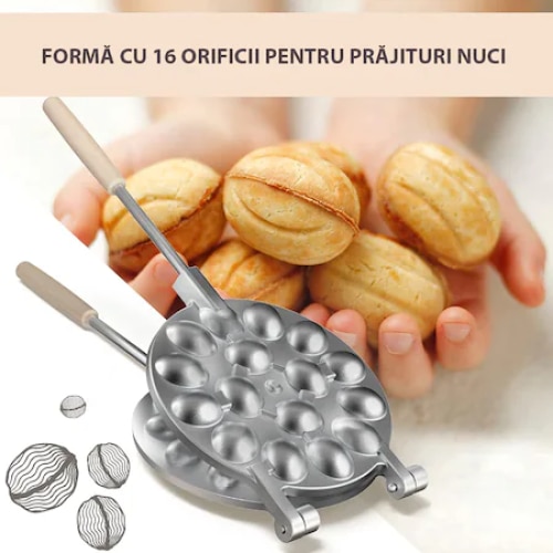 Forma pentru prajituri, OneTech, prajituri in forma de nuci, 16 ...