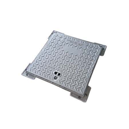 Capac din fonta necarosabil pentru canalizare, patrat, Clasa B125 ...