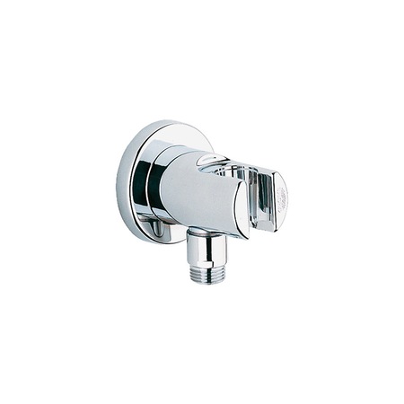 Стенно коляно Grohe 28679000, С държач за ръчен душ, 1/2", Хром - eMAG.bg