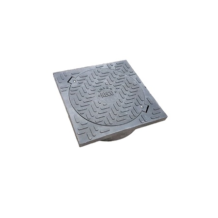 Capac din material compozit, necarosabil pentru canalizare, rotund cu ...