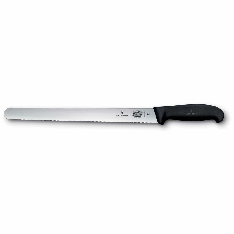 Класически нож Victorinox, Неръждаема стомана, 30 см, Сребрист/Черен ...