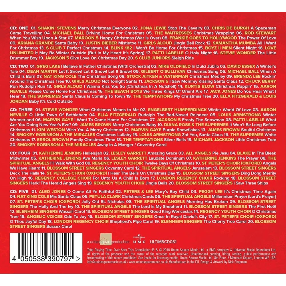 Various Artists - Ultimate Christmas, Boxset, 5cd - eMAG.ro