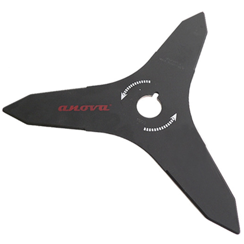 Disc pentru motocoasa, 3 cutite, diametrul 300mm, iarba, Anova - eMAG.ro