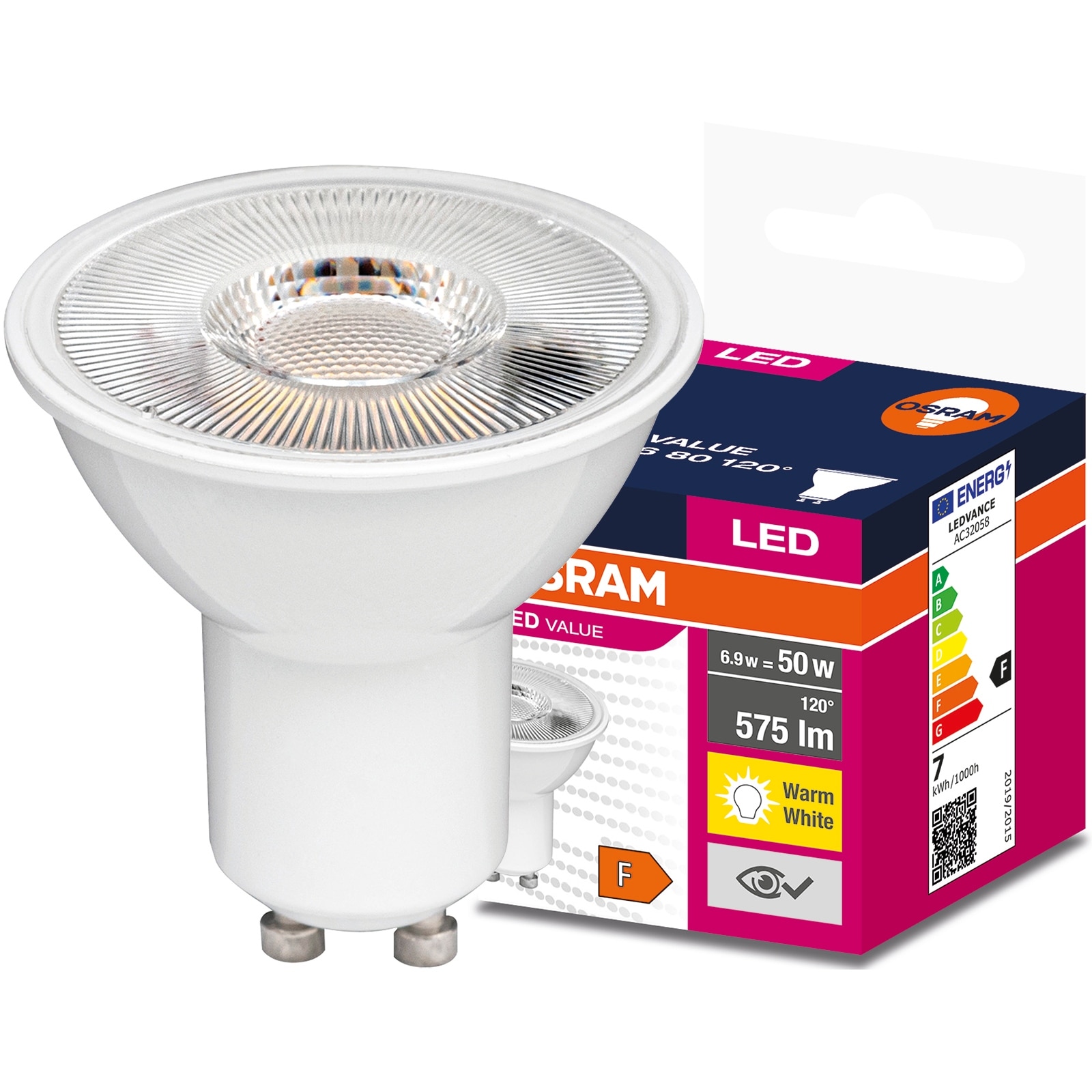Bec Led Osram Gu10 6 9w 50w 575lm 3000k Emag Ro