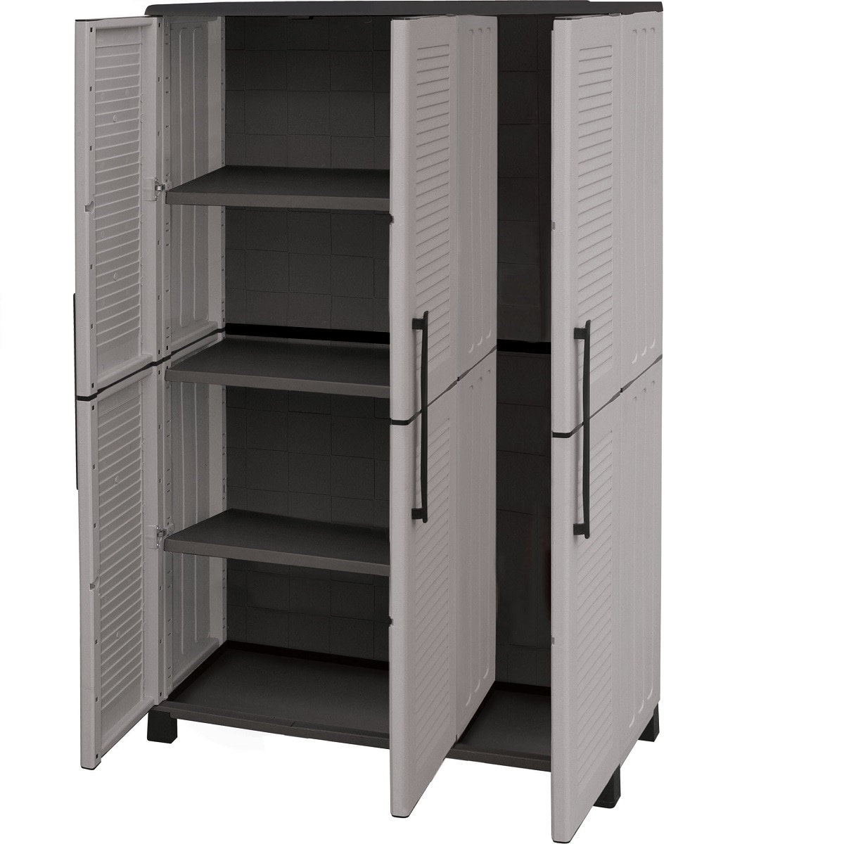 Dulap, ArtPlast, Plastic, 1020 x 370 x 1690 mm, Gri - eMAG.ro