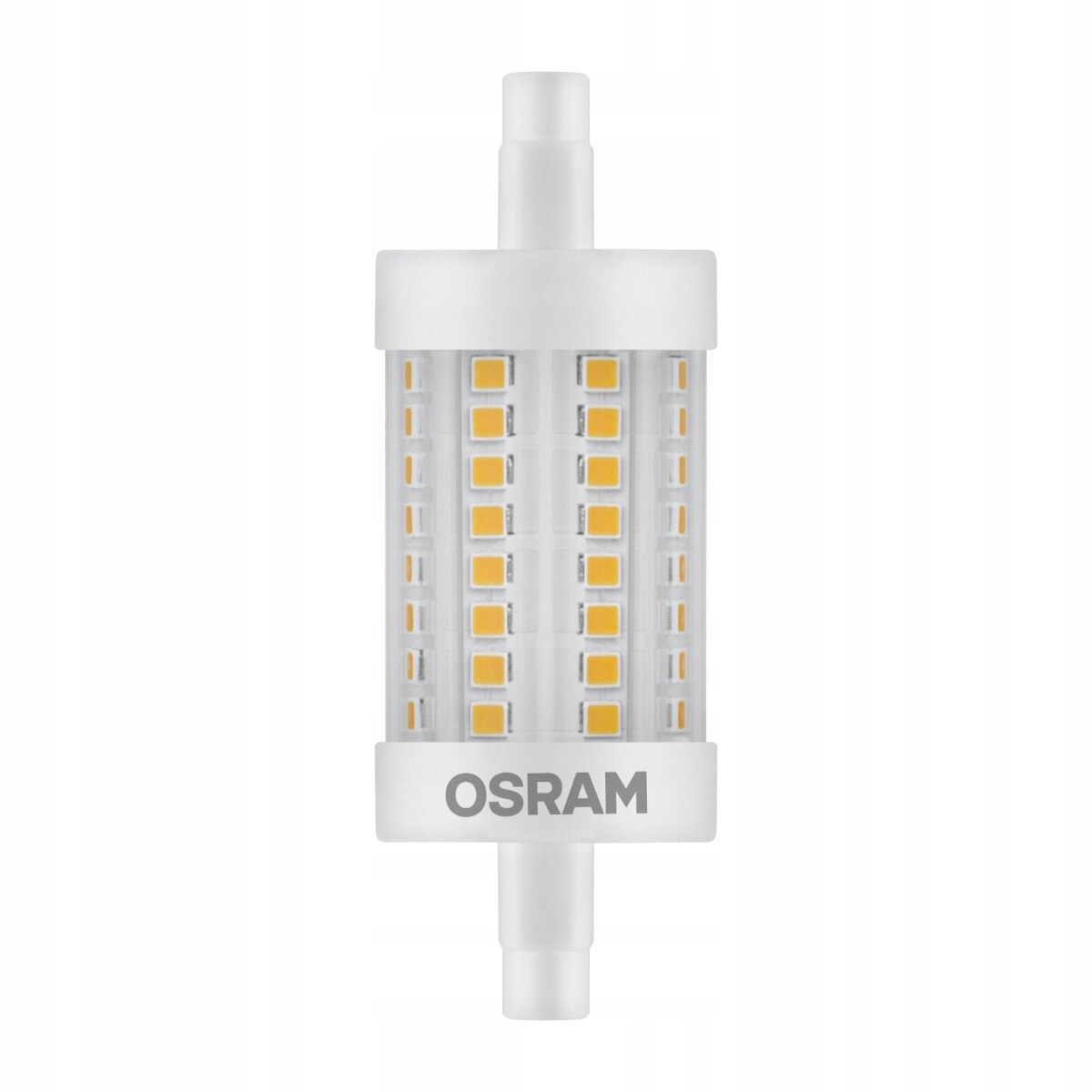 Bec LED Osram, R7s, 78 mm, 6.5W = 60W, 806lm, 2700K, alb cald - eMAG.ro