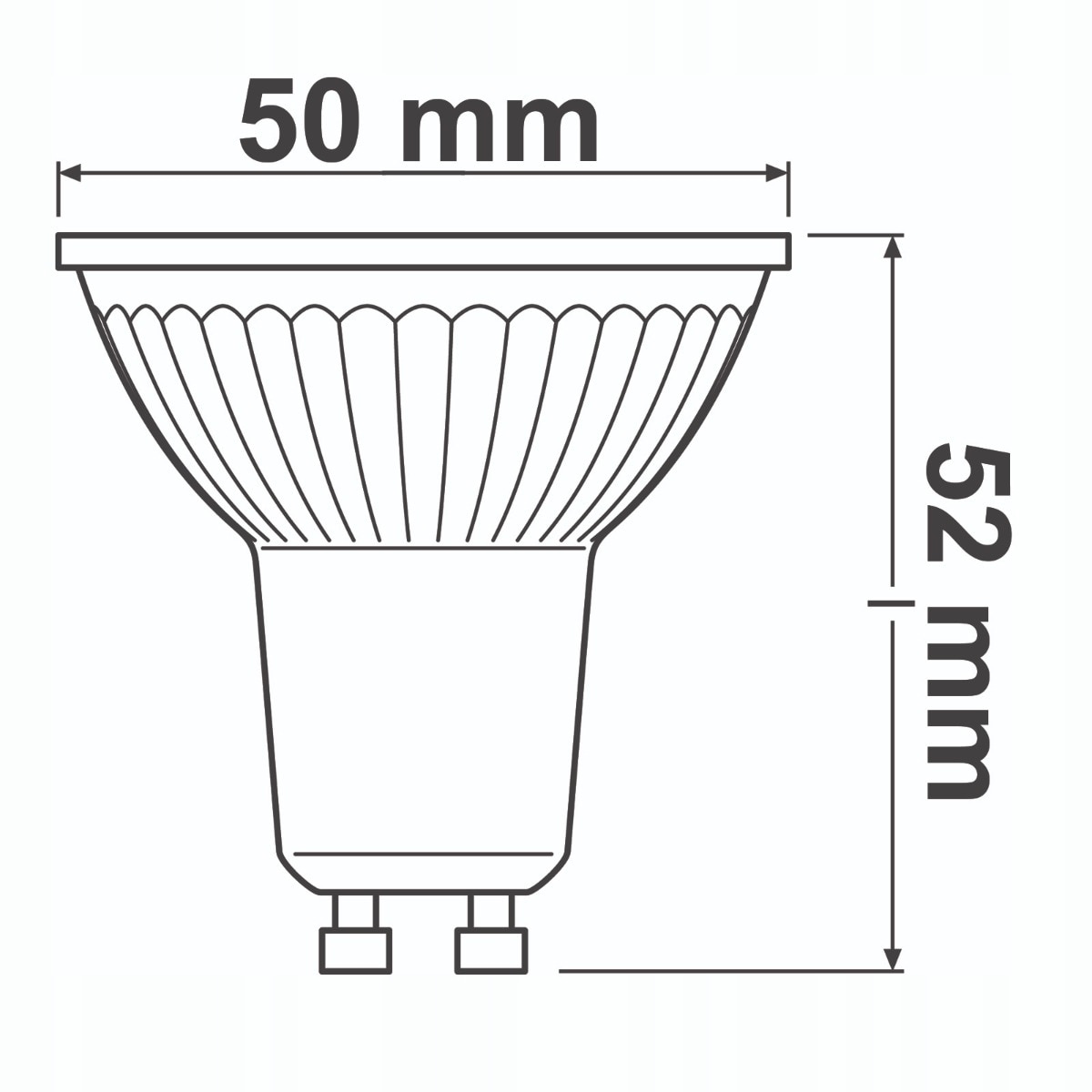 Bec LED Osram, GU10, PAR16, 9.6W = 100W, 750lm, 4000K, Alb neutru - eMAG.ro