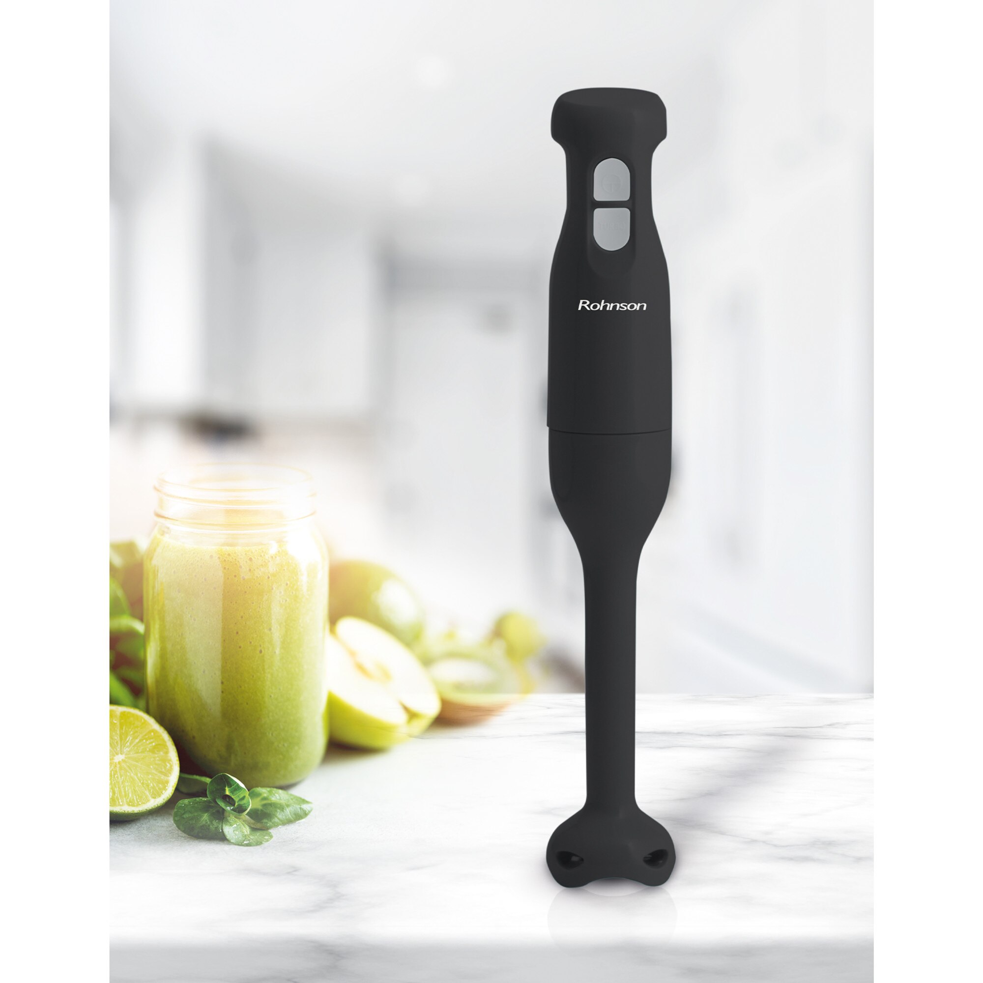 Blender vertical 400W, functie Turbo, 85dB, lame duble din inox ...