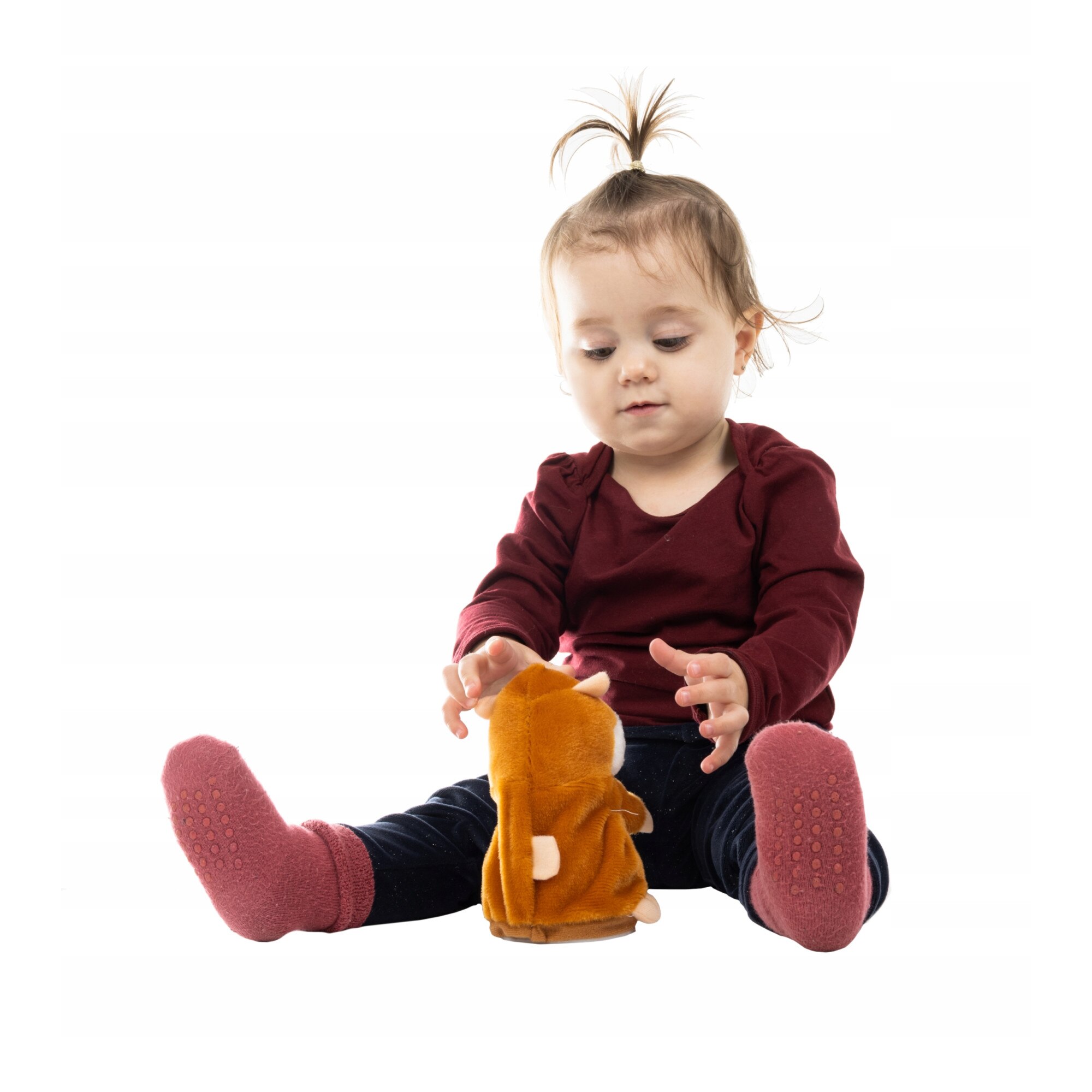 Jucarie interactiva Hamster vorbitor LikeSmart, repeta cuvinte rostite ...