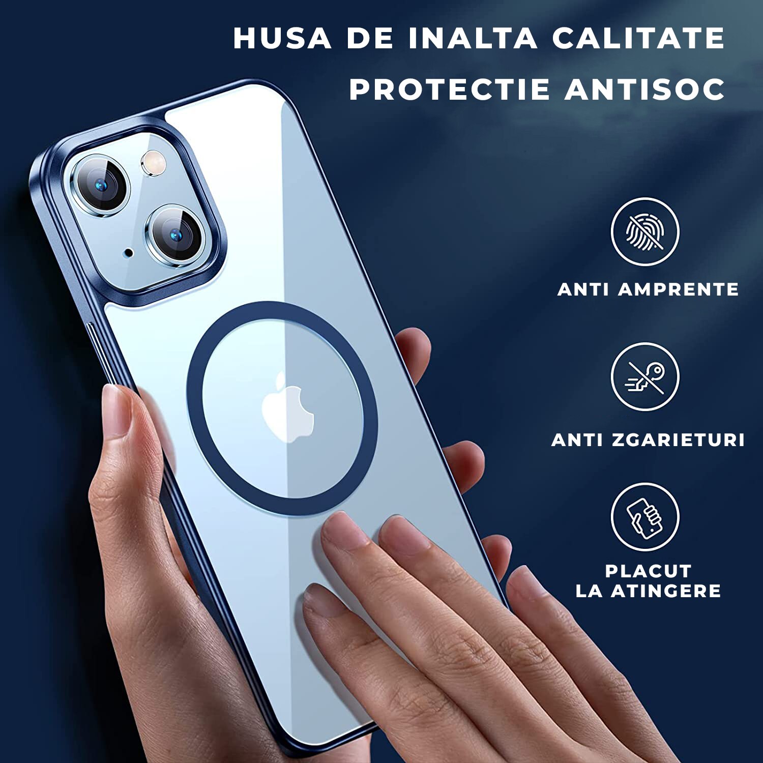 Husa PremiumCell Magsafe Luxury pentru Iphone 14 Plus cu protectie la ...