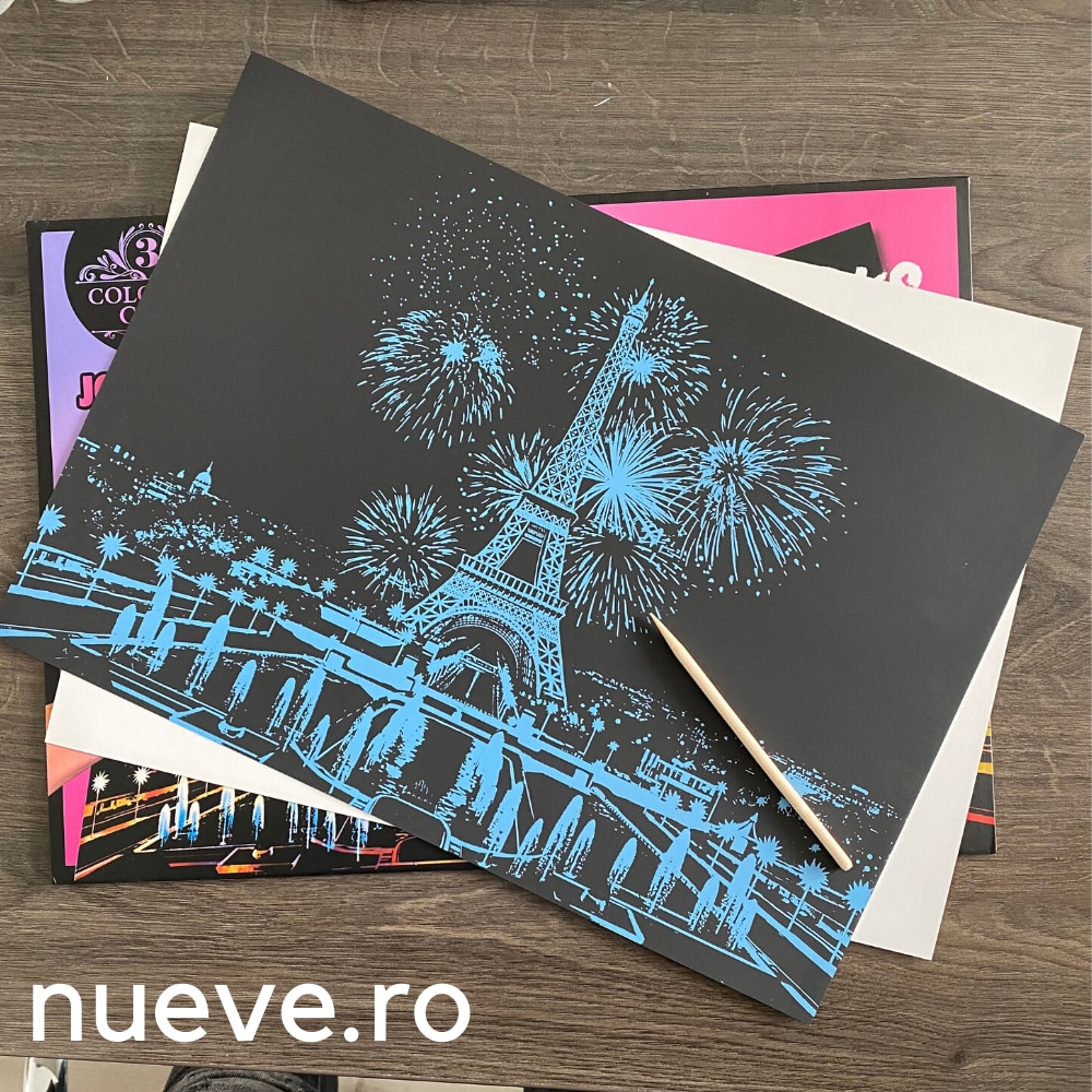 Set pictura interactiva, Tablou razuibil, " Las Vegas ", 40.5x28.5 cm ...