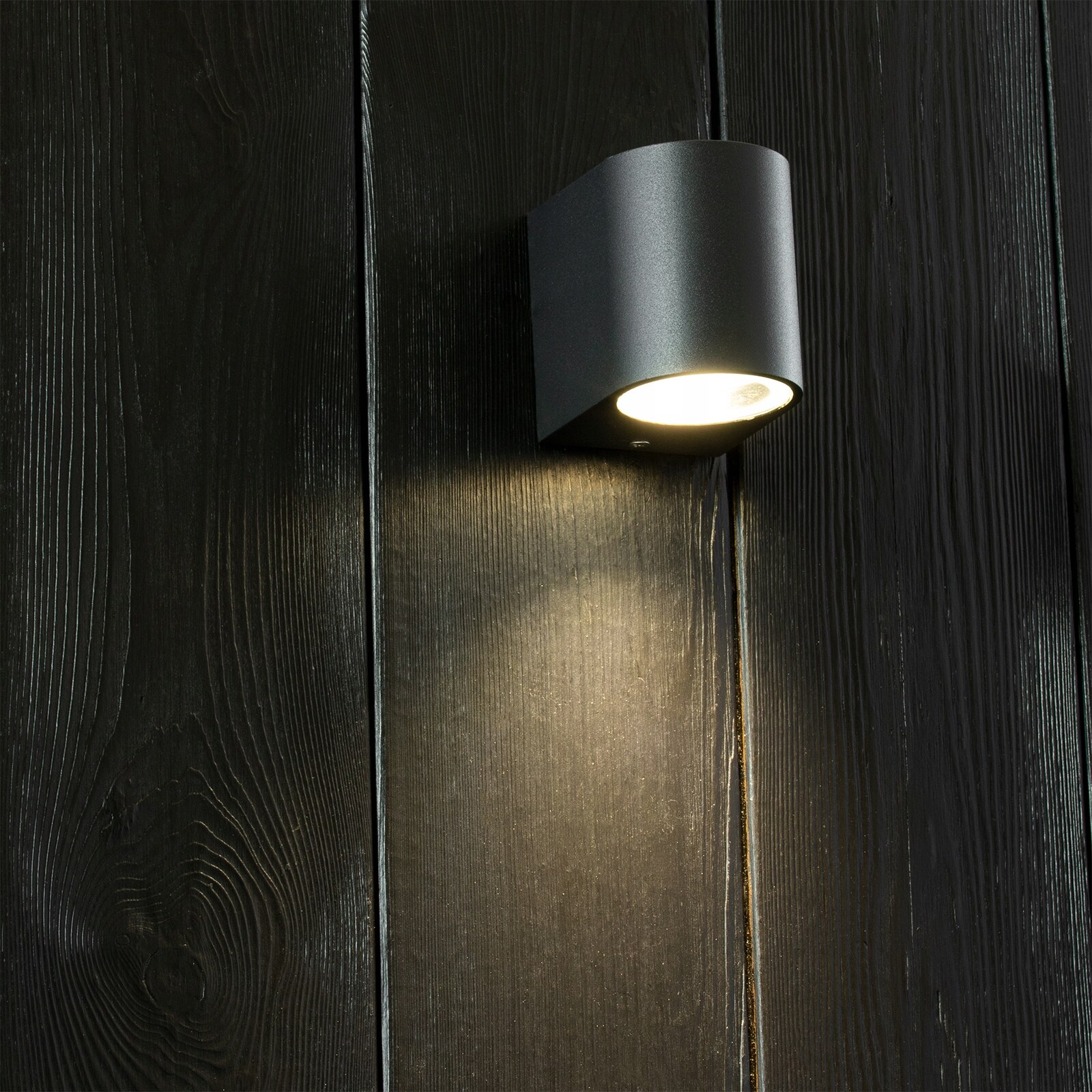 Lampa gradina de perete Lumiled, Aluminiu, Negru - eMAG.ro