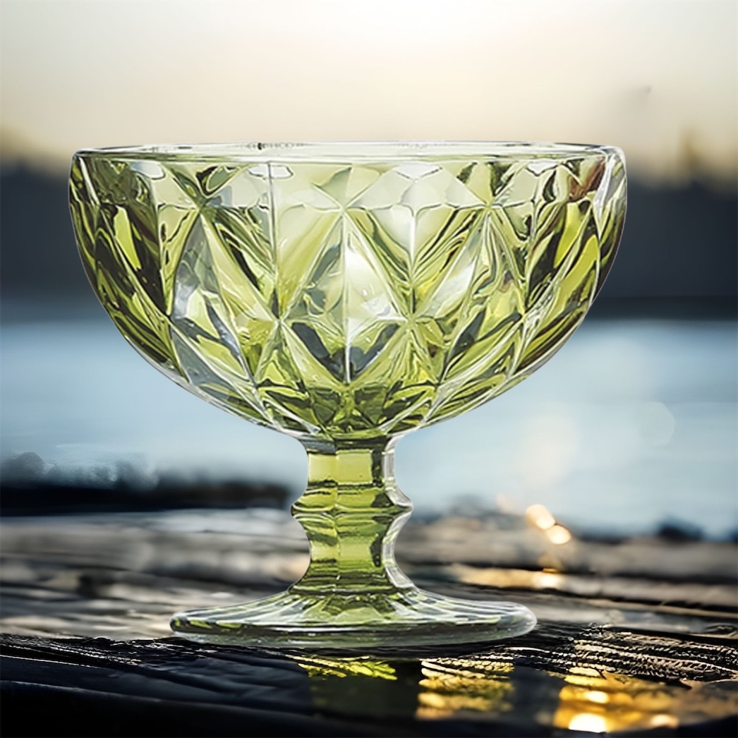 Set 6 cupe de inghetata Ilsedo, 300 ml, Verde - eMAG.ro