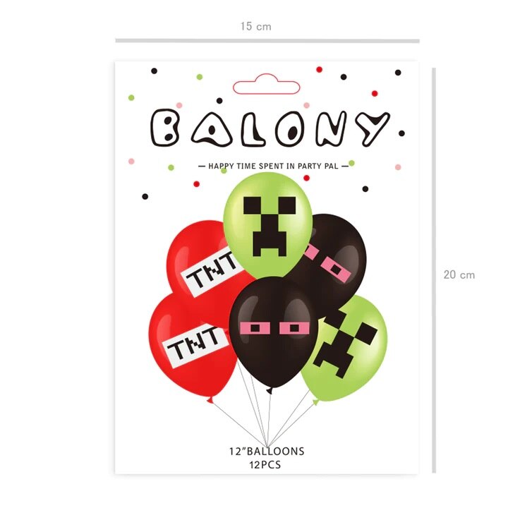 Set 12 baloane latex TNT / Roblox 30 cm - eMAG.ro