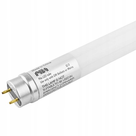 Tub LED, Pila, G13, T8, 8W, 800lm, 6500K, 60cm, Alb rece - eMAG.ro