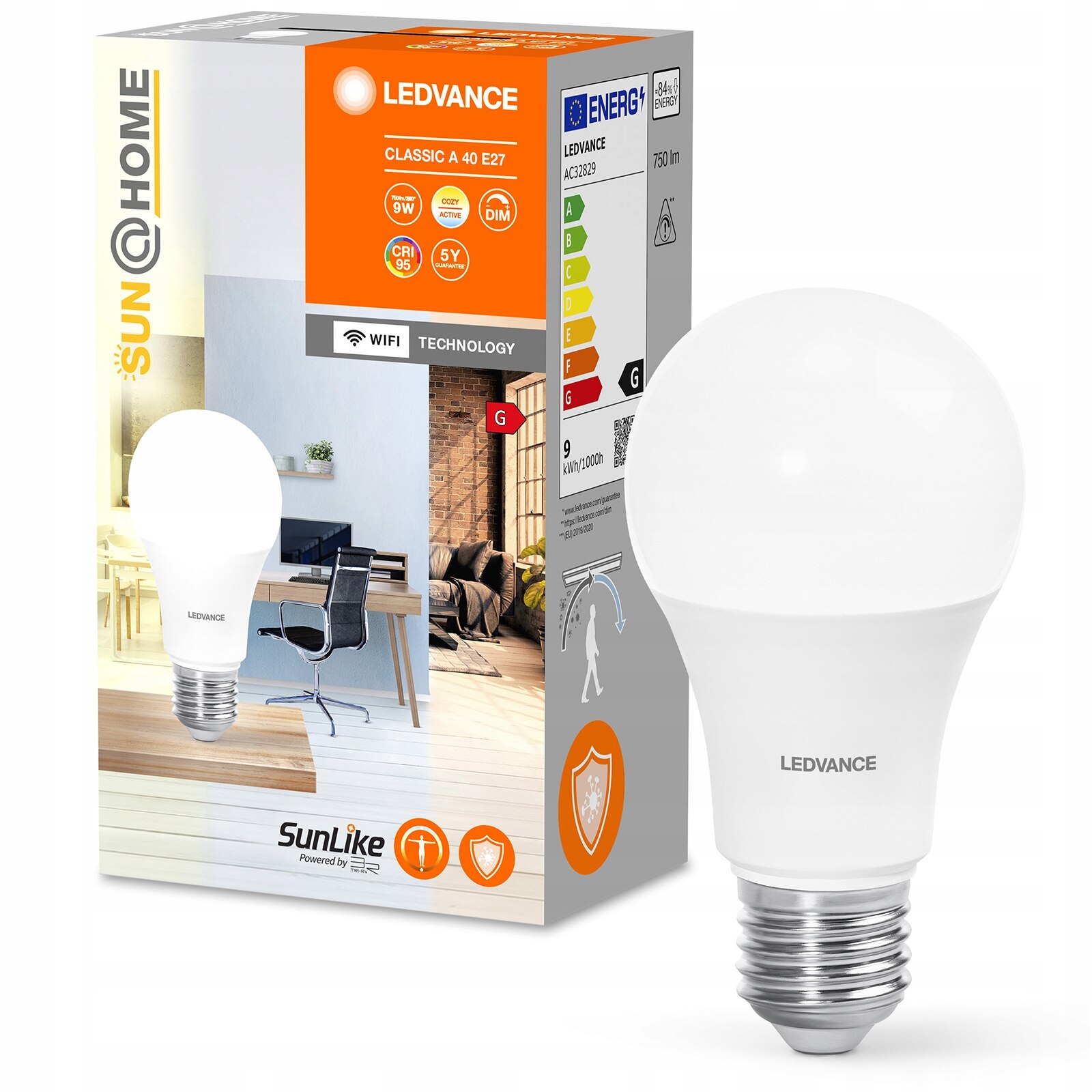 Bec LED smart WiFi Ledvance, E27, 9W - eMAG.ro
