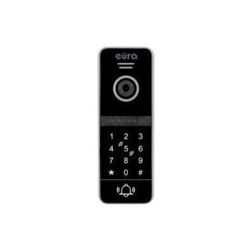 Videointerfon, Eura, Aliaj aluminiu, Wi-Fi, 133x48x19 mm, Negru - eMAG.ro