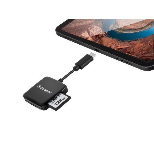 Cititor de carduri Transcend SD/microSD, USB 3.2 Gen 1, Negru - eMAG.ro
