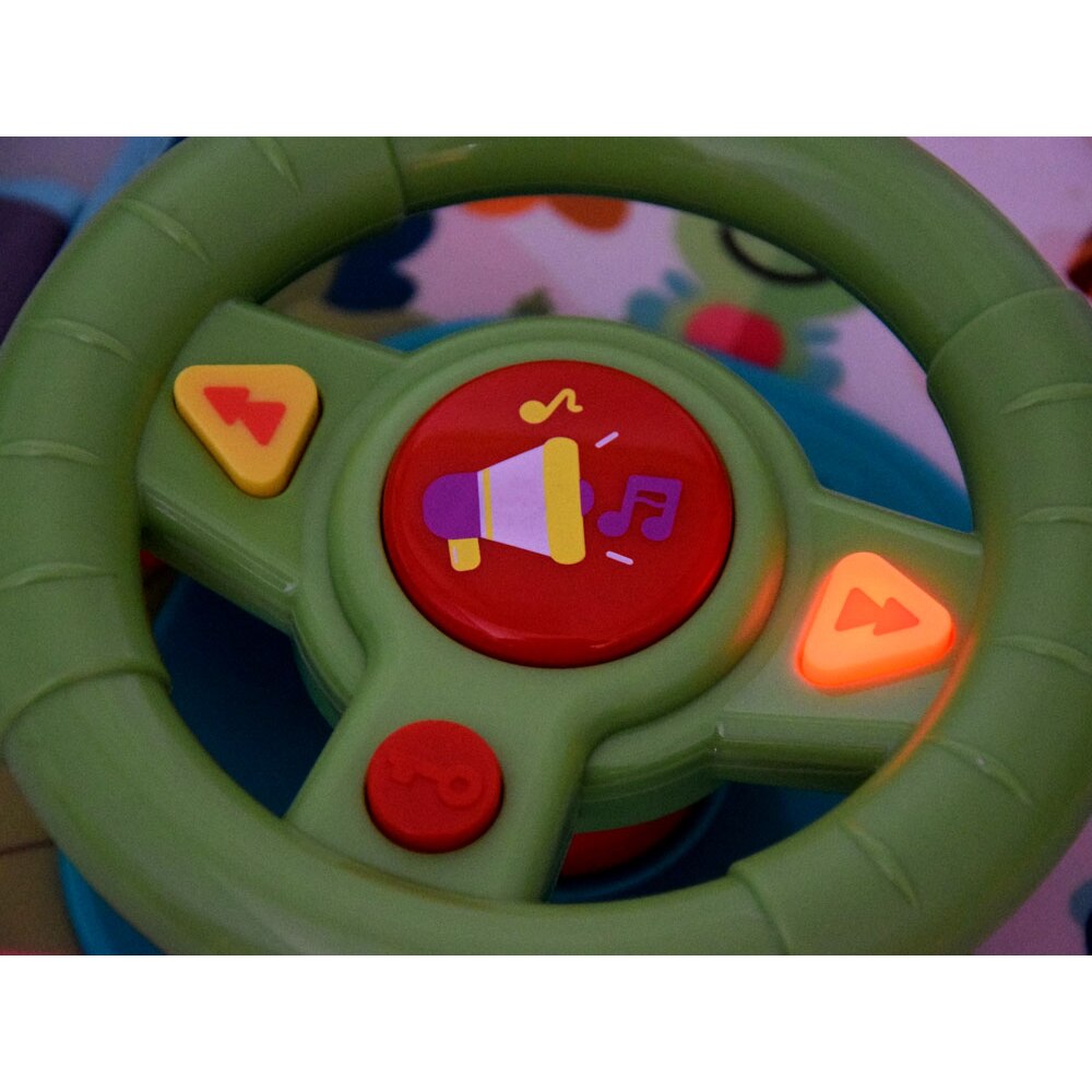 Jucarie Interactiva Volan, pentru masina sau carucior, cu lumini si ...