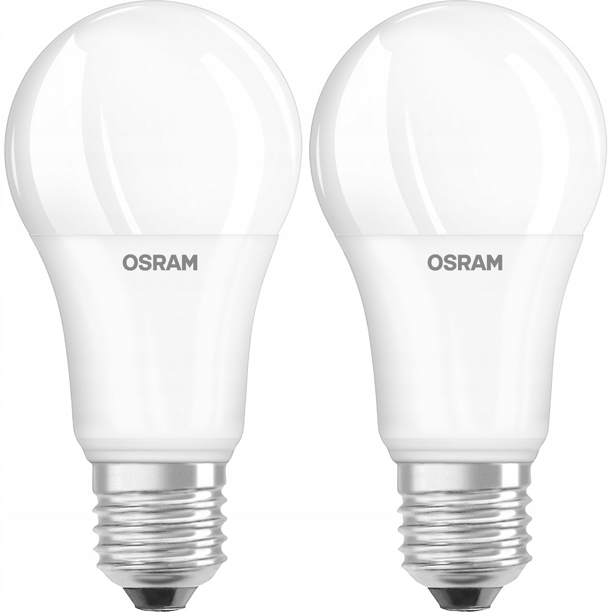 Set 2 becuri LED, Osram, E27, 13W = 100W, 1521lm, 6500K, Alb Rece - eMAG.ro