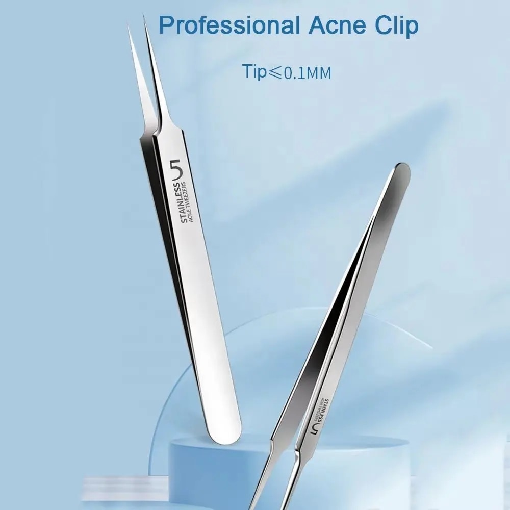 Set 8 pensete pentru extractie puncte negre, comedoane, acnee ...