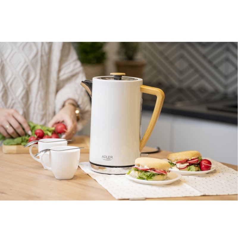 Fierbator electric Adler AD 1347, 2200W, 1,5 litri, sistem STRIX ...