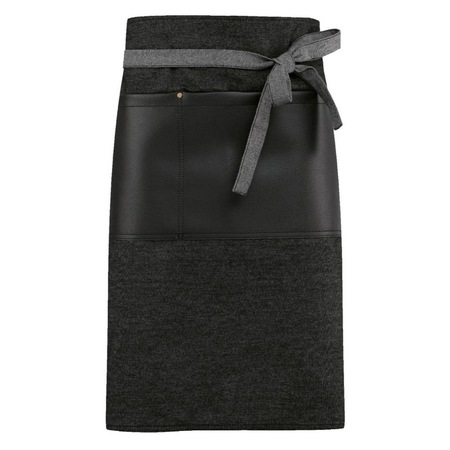 Sort de bucatarie, Toma, Cu buzunar, Talie lunga, Bumbac, Negru - eMAG.ro