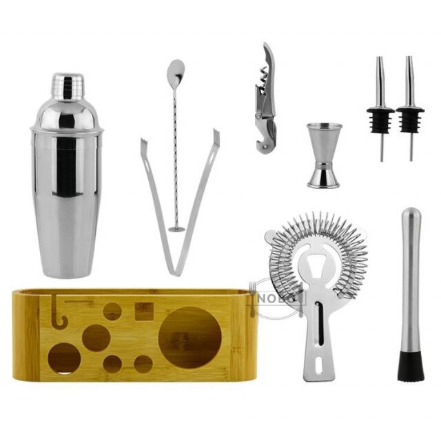 Set bar format din suport si 9 accesorii - eMAG.ro