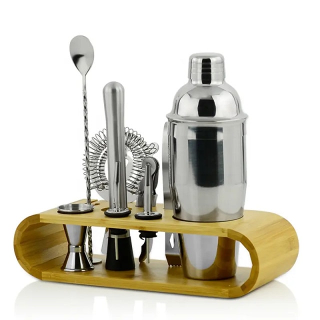 Set bar format din suport si 9 accesorii - eMAG.ro