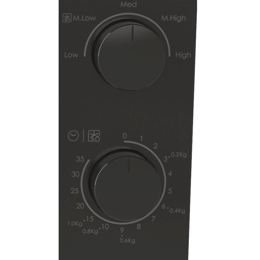 Микровълнова фурна Candy Idea CMW20SMB, 700 W, 20 л, Механична, Черна ...