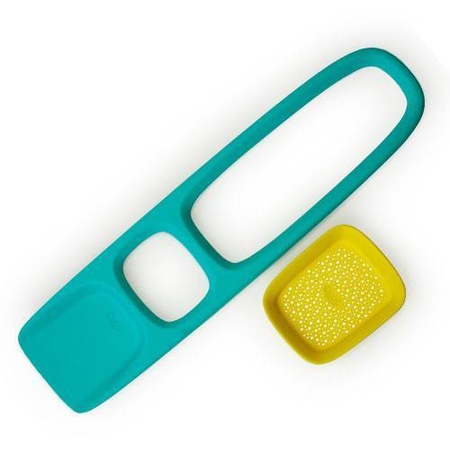 Set lopata si sita nisip, Quut, Plastic, Verde/galben - eMAG.ro