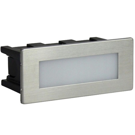 Aplica LED de gradina, Su-Ma, Inox/Policarbonat, Argintiu - eMAG.ro