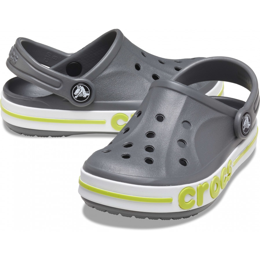 Saboti Copii, Crocs, Bayaband Kids Clog, Croslite, Gri, 32-33 EU - eMAG.ro