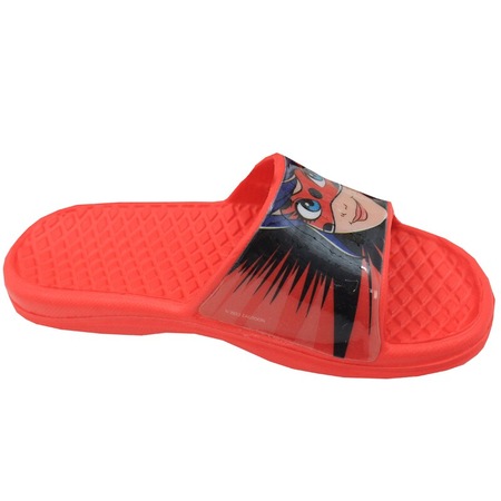 Papuci, PVC, Miraculous, rosu 25-26 - eMAG.ro
