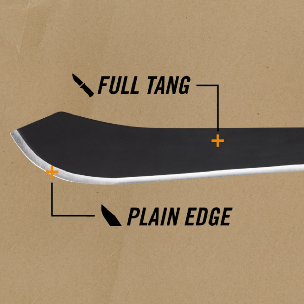 Maceta Gerber Bushcraft Camping, Gator Bolo, 57.1 cm - eMAG.ro