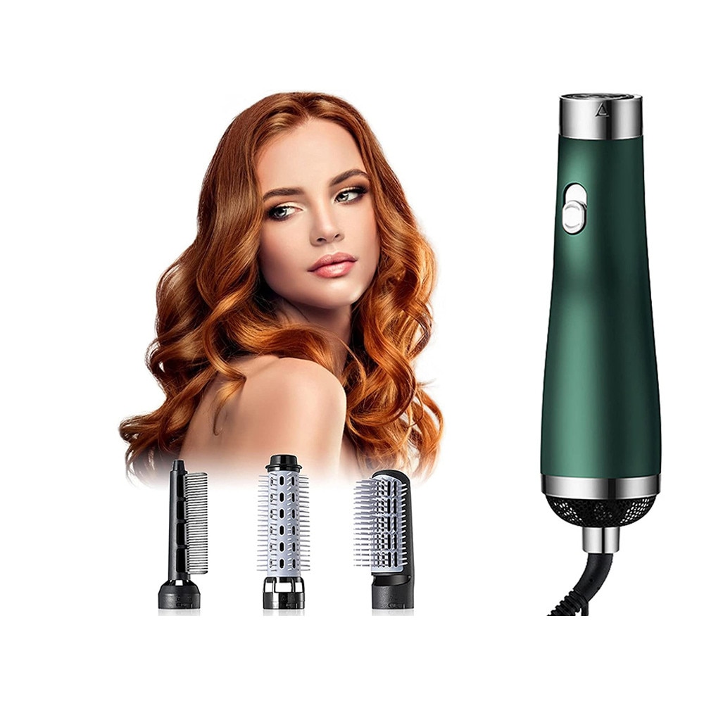 Hajszárító 3 az 1-ben, Zola, szárítás/göndörítés/formázás, zöld, 3 ...