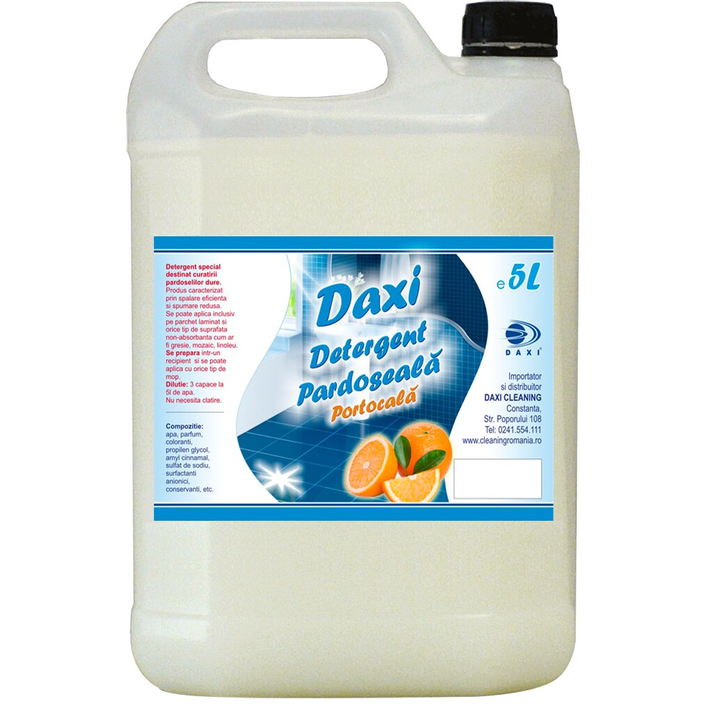 Detergent pentru pardoseala portocala, Daxi, 5l - eMAG.ro