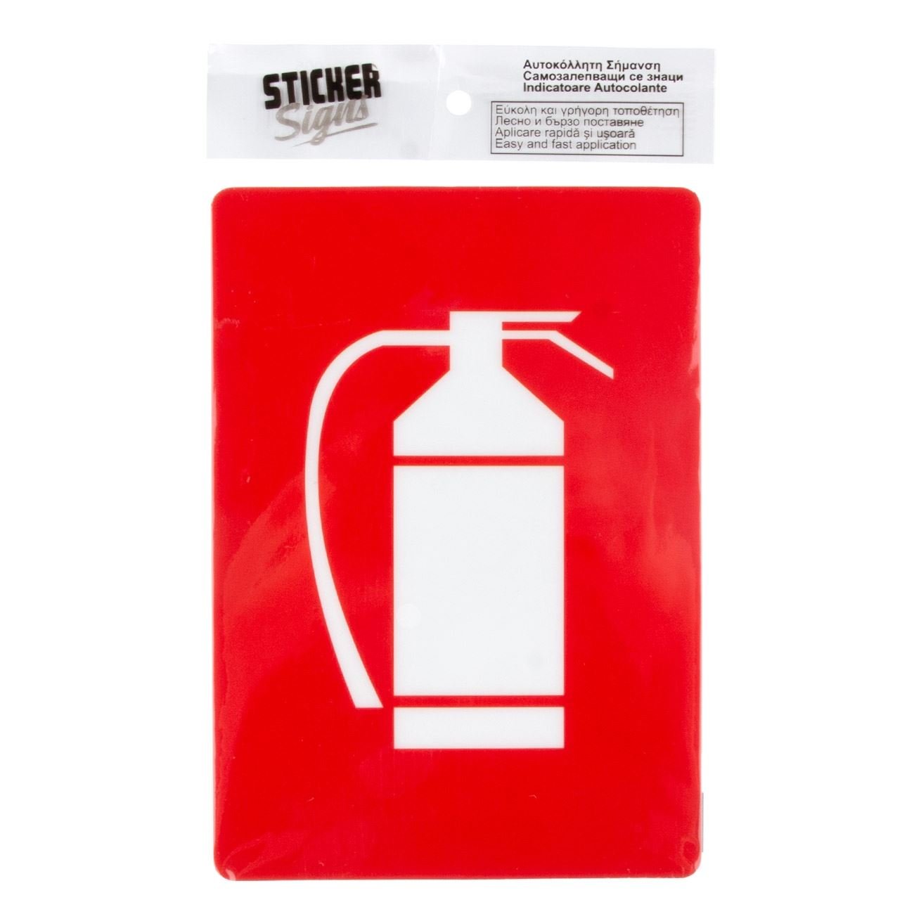 Semn autoadeziv „Extinctor”,12x17 cm - eMAG.ro