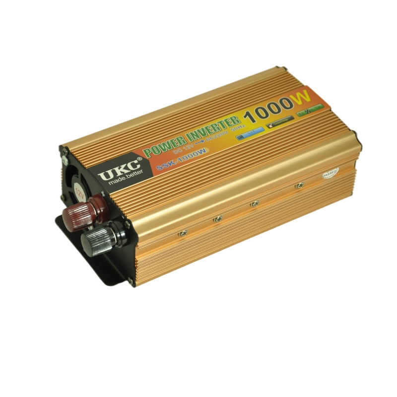 Invertor auto 1000W UKC, 12V - 220V cu iesire usb - eMAG.ro