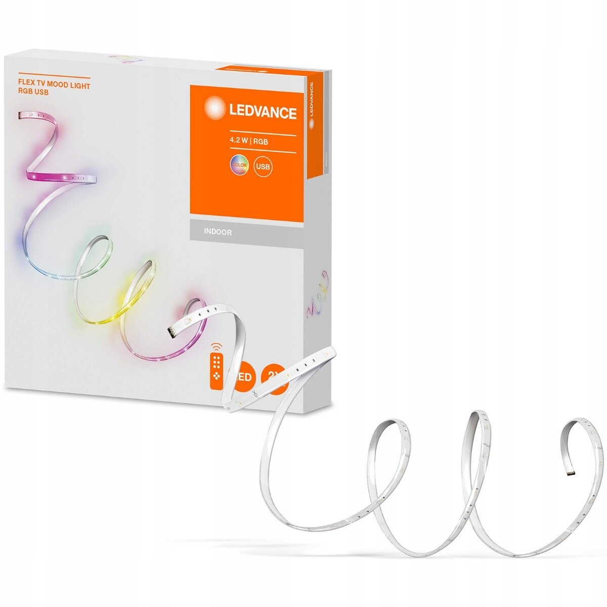 Banda LED, Ledvance, 4.2W, 5m, RGB, Multicolor - eMAG.ro