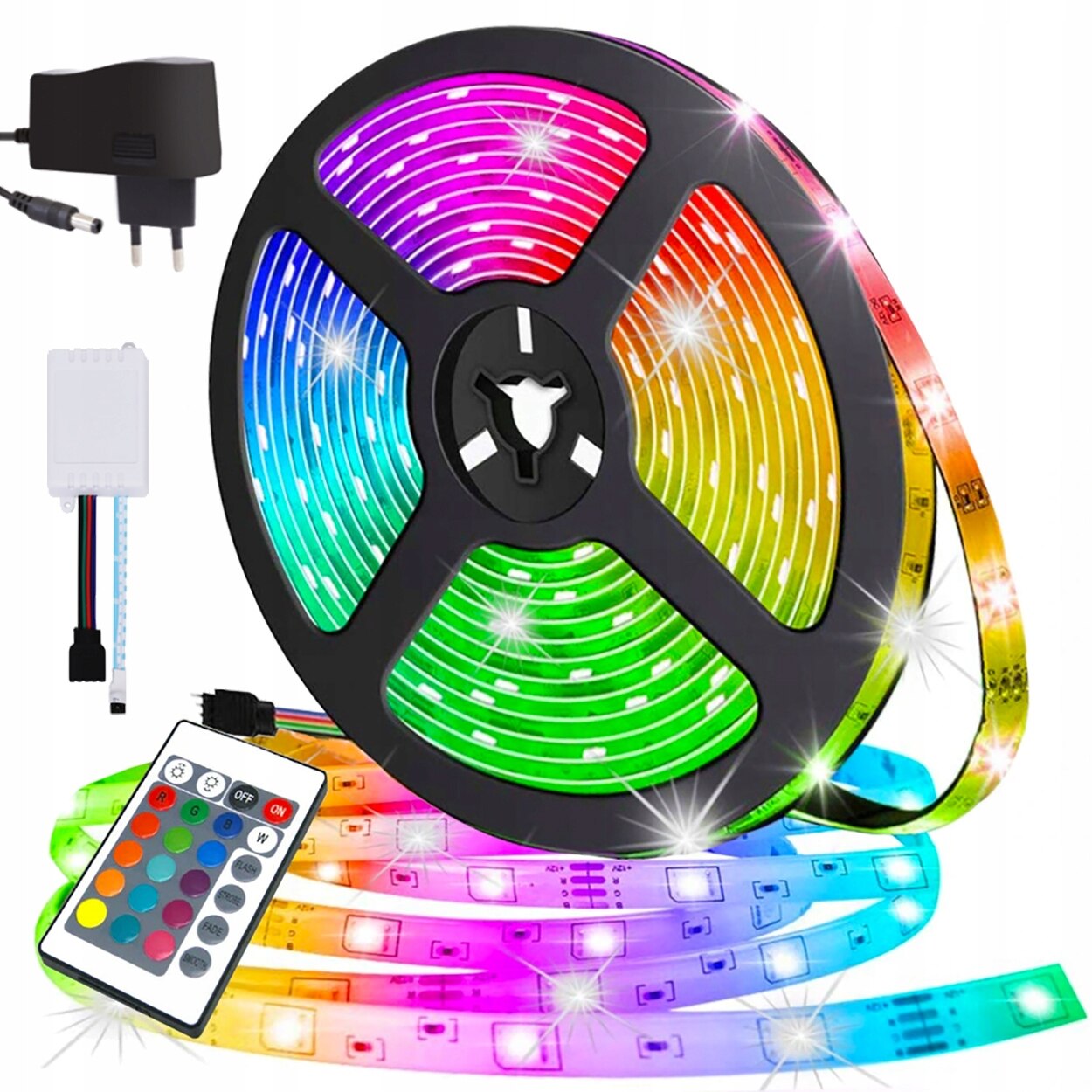 Banda LED, 5 m, Multicolor - eMAG.ro